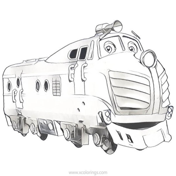 Chuggington Coloring Pages Frostini Ice Cream Chugger - XColorings.com
