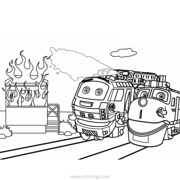 Chuggington Coloring Pages Emery - XColorings.com