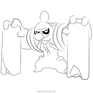 Melmetal Pokemon Coloring Page Coloring Pages