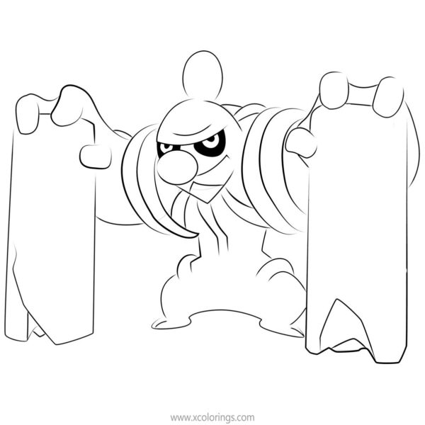 Pokemon Mightyena Coloring Pages - XColorings.com