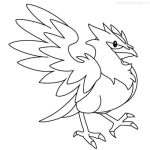 Furfrou - Kabuki Style Pokemon Coloring Pages - XColorings.com