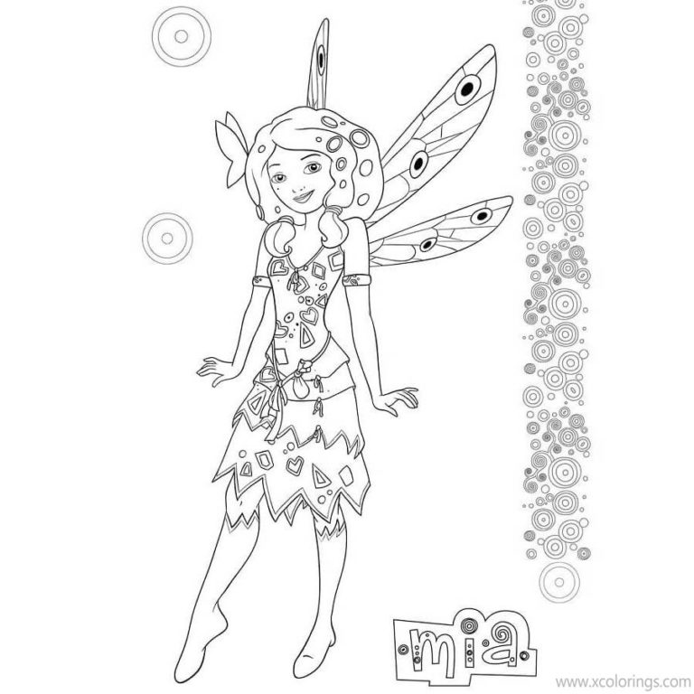 Prince Mo from Mia And Me Coloring Pages - XColorings.com