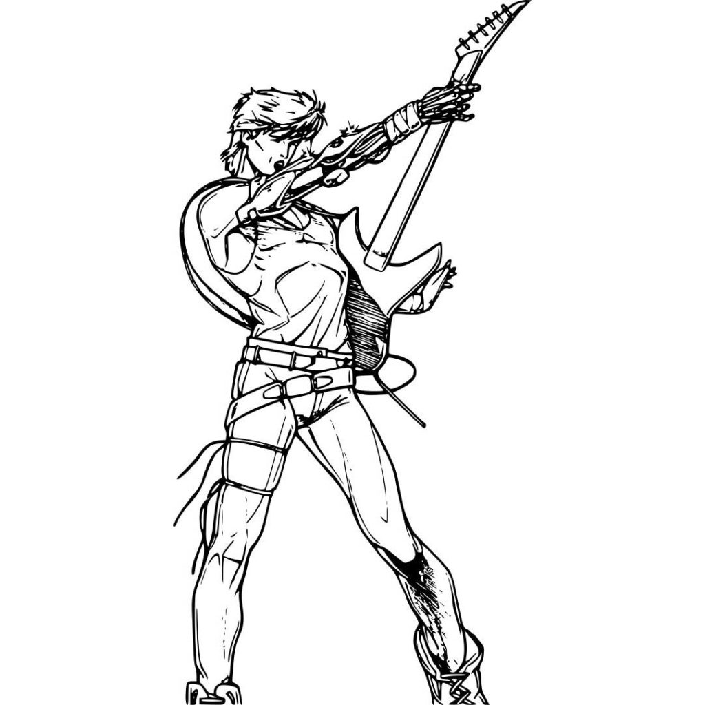 Cyberpunk Coloring Pages Jonathan Meta - XColorings.com