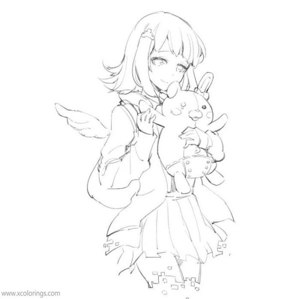 Danganronpa Coloring Pages Kaede Akamatsu - XColorings.com