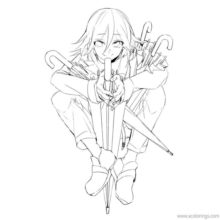 Kokichi Ouma Coloring Pages Coloring Pages