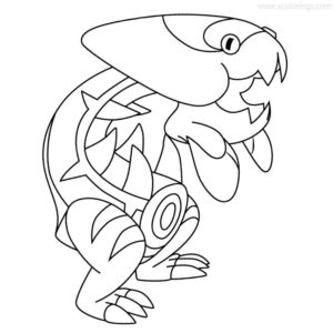Inteleon Pokemon Coloring Pages - XColorings.com