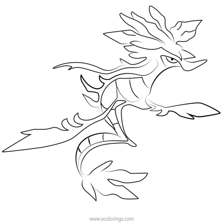 Pokemon Dragapult Coloring Pages - XColorings.com