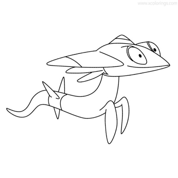 Sobble Pokemon Coloring Pages - XColorings.com