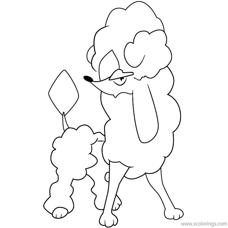 Pokemon Maractus Coloring Pages - XColorings.com