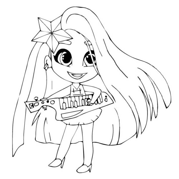 Hairdorables Coloring Pages Boy and Girl - XColorings.com