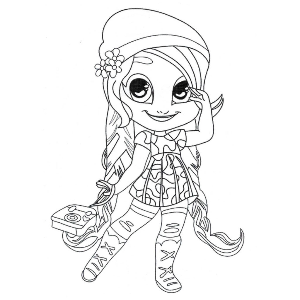 Hairdorables Coloring Pages Willow - XColorings.com