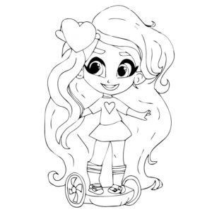 Hairdorables Coloring Pages Boy and Girl - XColorings.com