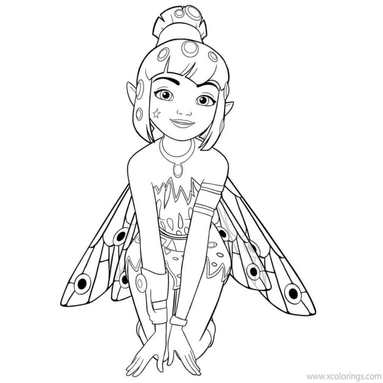 Mia And Me Coloring Pages Gargona - XColorings.com