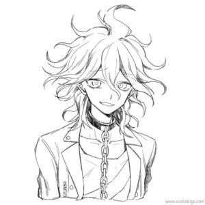 Danganronpa Coloring Pages Monokuma Outline - XColorings.com