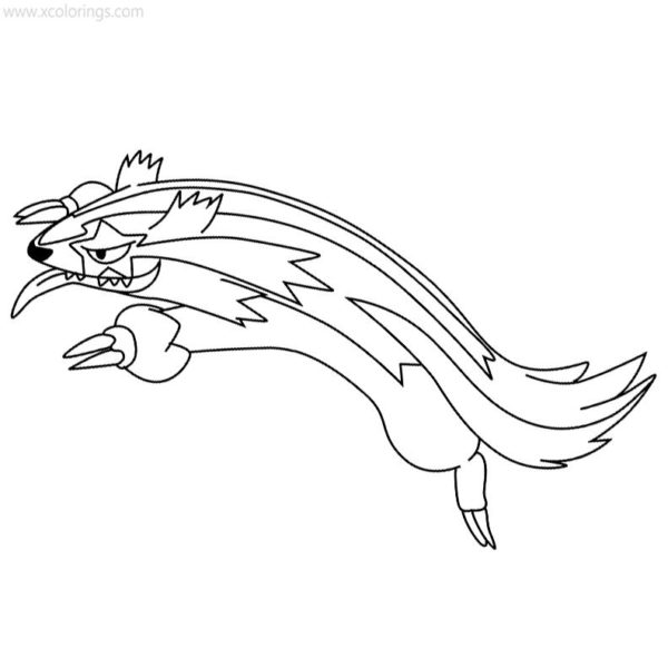 Meowstic Pokemon Coloring Pages - XColorings.com