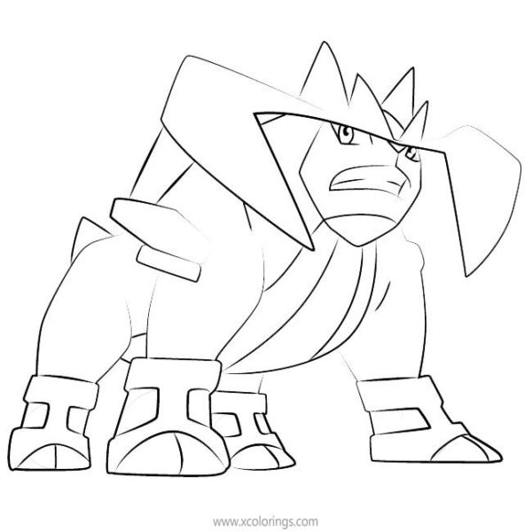 Inteleon Pokemon Coloring Pages - XColorings.com