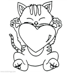 Valentines Day Coloring Pages I Love You Beary Much - XColorings.com