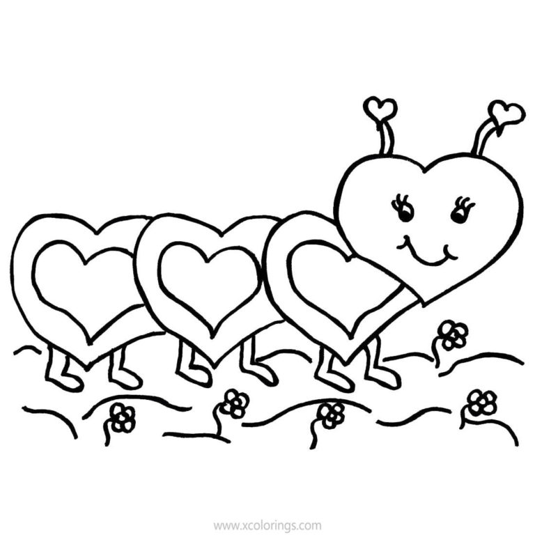 Birds Valentines Day Coloring Pages - XColorings.com