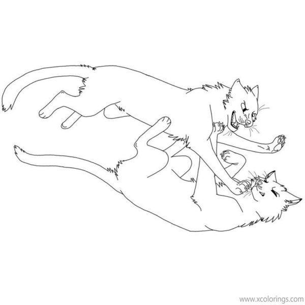 Warrior Cat Coloring Pages Fanart by Naoki-wolf - XColorings.com