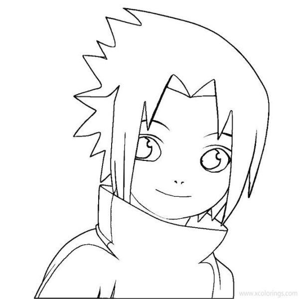 Chibi Sasuke Coloring Pages - XColorings.com