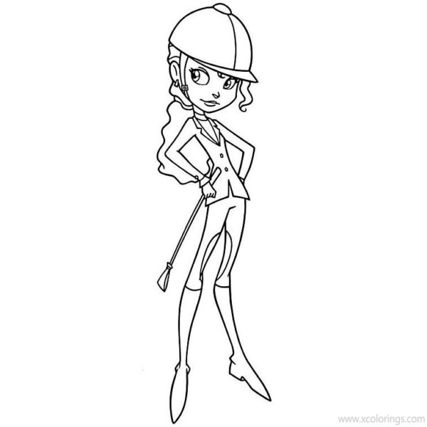 Horseland Coloring Pages Sunburst and Noni - XColorings.com