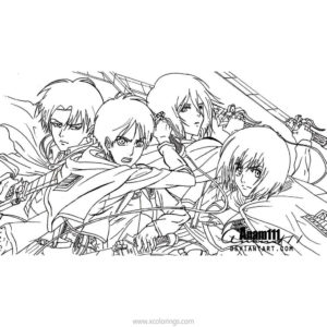 Attack On Titan Coloring Pages Colossal Titan - XColorings.com