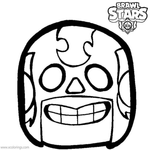 Rare El Primo Brawl Stars Coloring Pages - XColorings.com