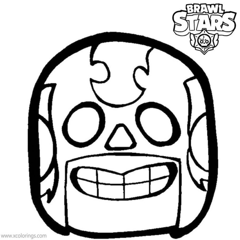 Brawl Stars El Primo and Sandy Coloring Pages - XColorings.com
