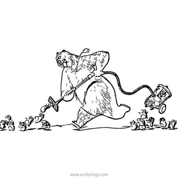 Grizzy and the Lemmings Coloring Pages Printable - XColorings.com