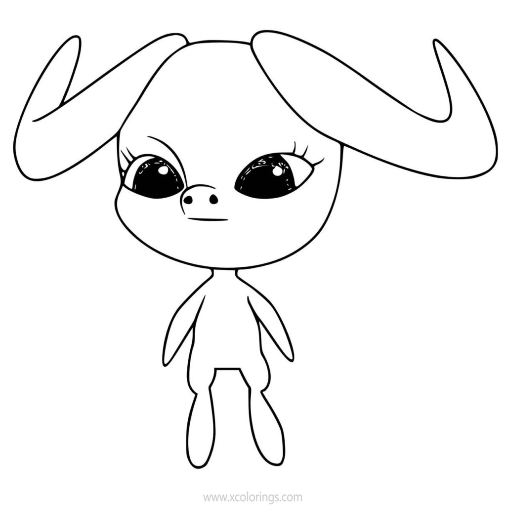 Chibi Miraculous Ladybug Coloring Pages - XColorings.com