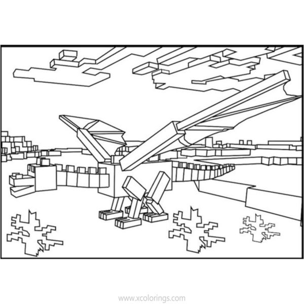 Ender dragon minecraft coloring pages - bankingmumu