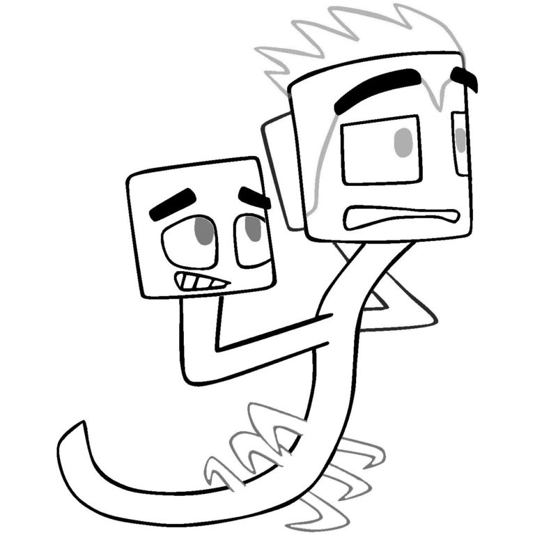 Minecraft Wither Skeleton Pages Coloring Pages