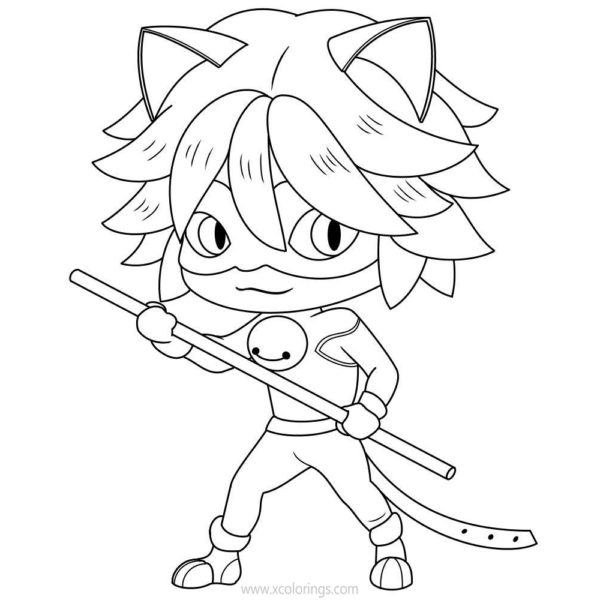 Miraculous Ladybug Coloring Pages Cute Marinette and Adrien ...