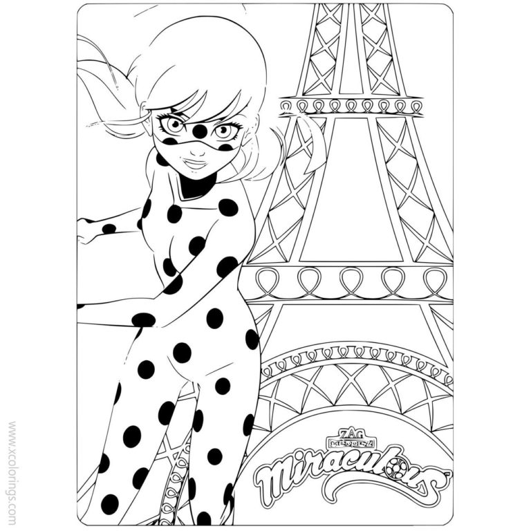 Miraculous Ladybug Coloring Pages Pollen Kwami - XColorings.com