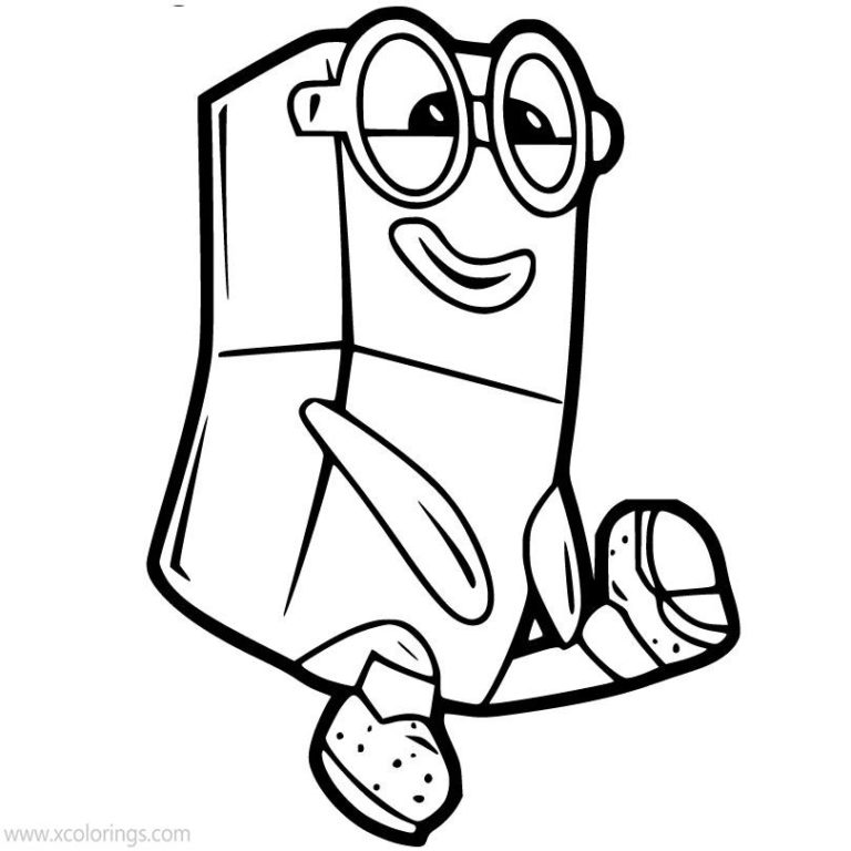 Numberblocks 10 Coloring Pages - XColorings.com
