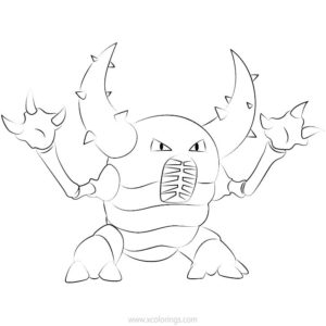 Roserade Pokemon Coloring Pages - XColorings.com