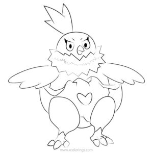 Wooper Pokemon Coloring Pages - XColorings.com