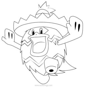 Pokemon Liepard Coloring Pages - XColorings.com