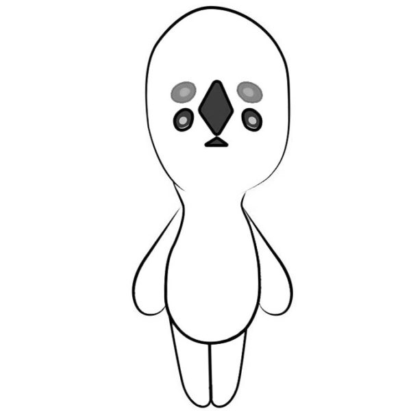 Scp-173 Coloring Pages Black and White - XColorings.com