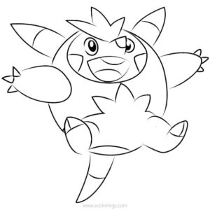 Pokemon Machoke Coloring Pages - XColorings.com