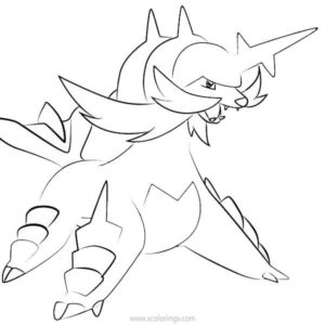 Keldeo Pokemon Coloring Pages - XColorings.com