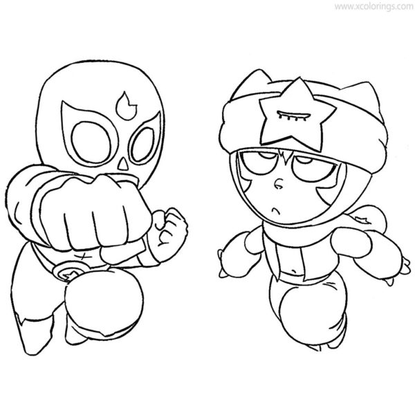 Sandy Brawl Stars Coloring Pages - XColorings.com