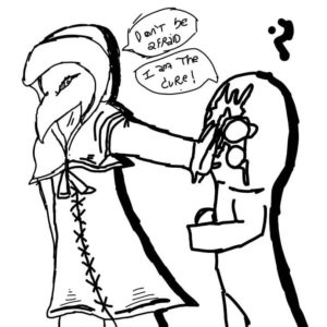 Scp-173 Coloring Pages with Astronaut - XColorings.com