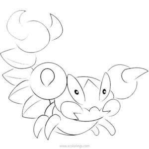 Simipour Pokemon Coloring Pages - XColorings.com