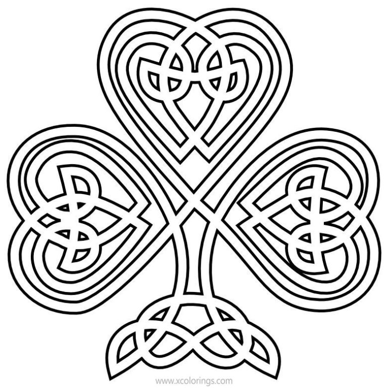 Shamrock Matching Game Coloring Pages - XColorings.com
