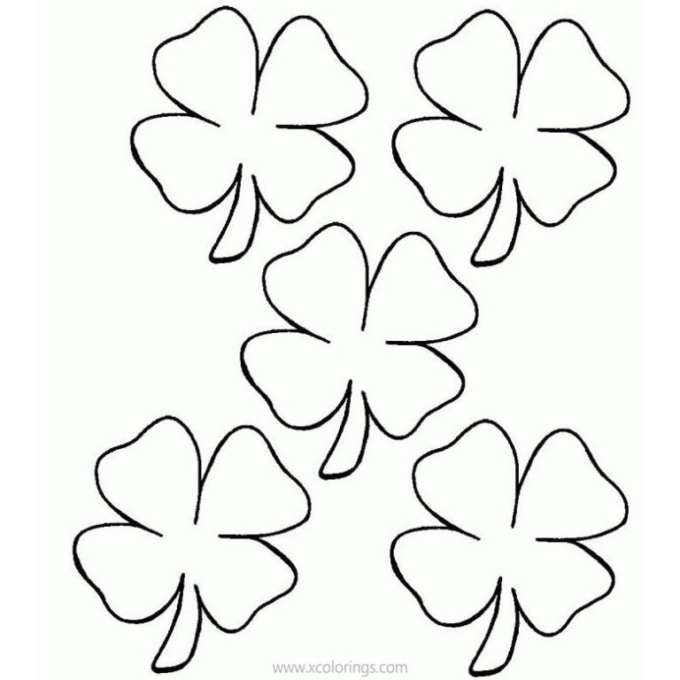 Shamrock Matching Game Coloring Pages - XColorings.com