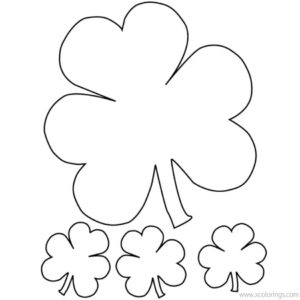 Shamrock Matching Game Coloring Pages - XColorings.com