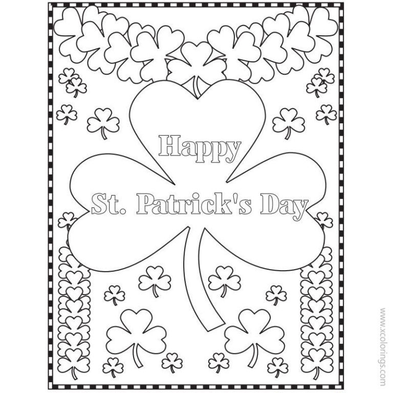 Shamrock Matching Game Coloring Pages - XColorings.com