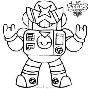 Brawl Stars Surge Coloring Pages - XColorings.com