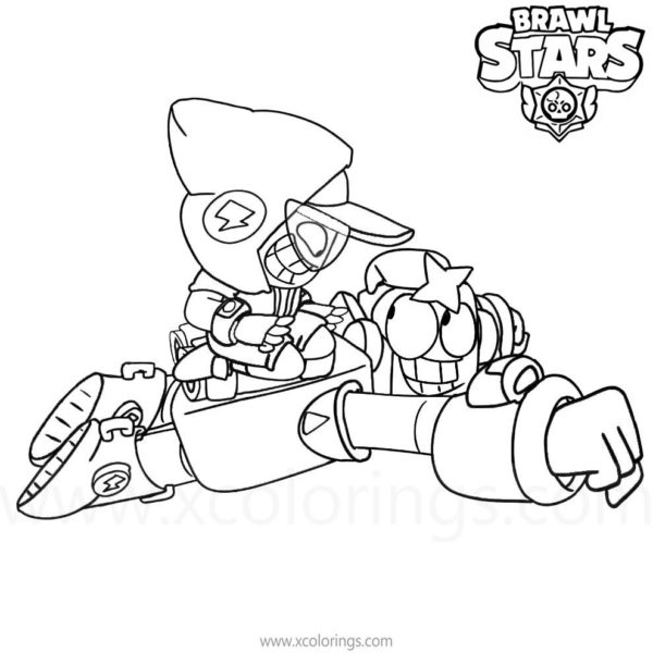 Surge Brawl Stars Character Coloring Pages - XColorings.com